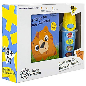 Baby Einstein - Bedtime for Baby Animals Pop-up Book & Flashlight set - Play-a-sound - PI Kids