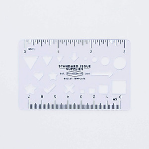 DesignWorks Ink Standard Issue Bound Personal Journal, Black 6.75" x 8.5"