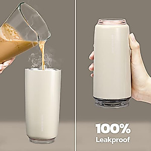 RealCoolRealCool Coffee Mug Tumbler Travel Mug 100% Leakproof Vacuum Insulated Tumbler with Lid- 12 oz, Anti-Scald Coffee Cup,Double Wall, Keeps Drinks Hot&Cold-White