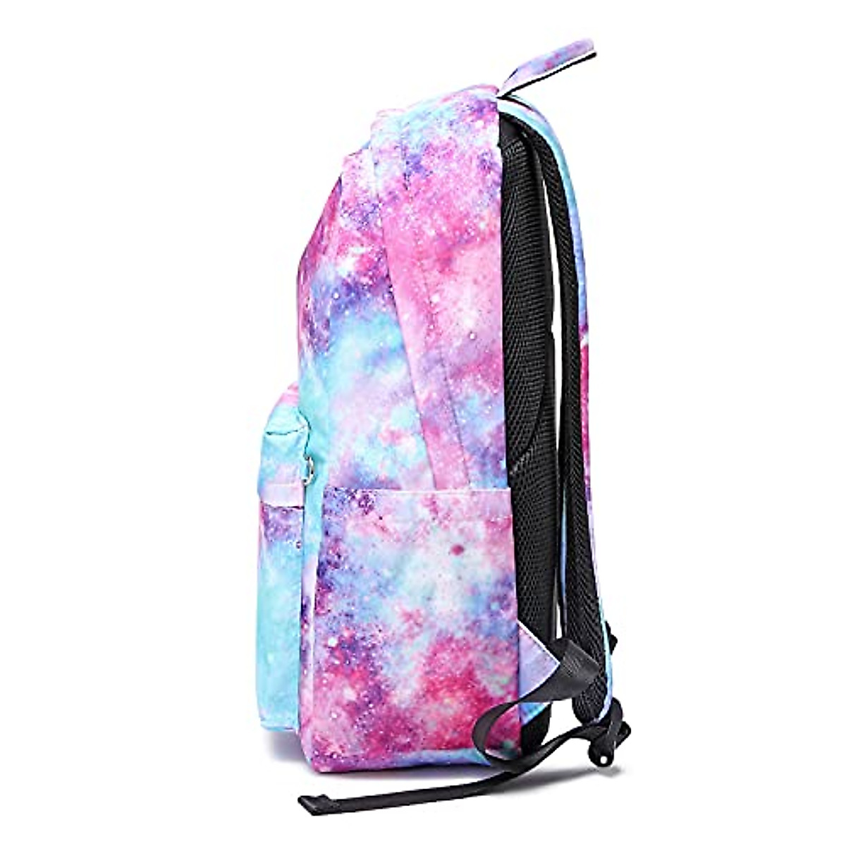 Ecodudo Cute Lightweight Galaxy Backpacks Girls School Bags Kids Bookbags (Galaxy Pink)