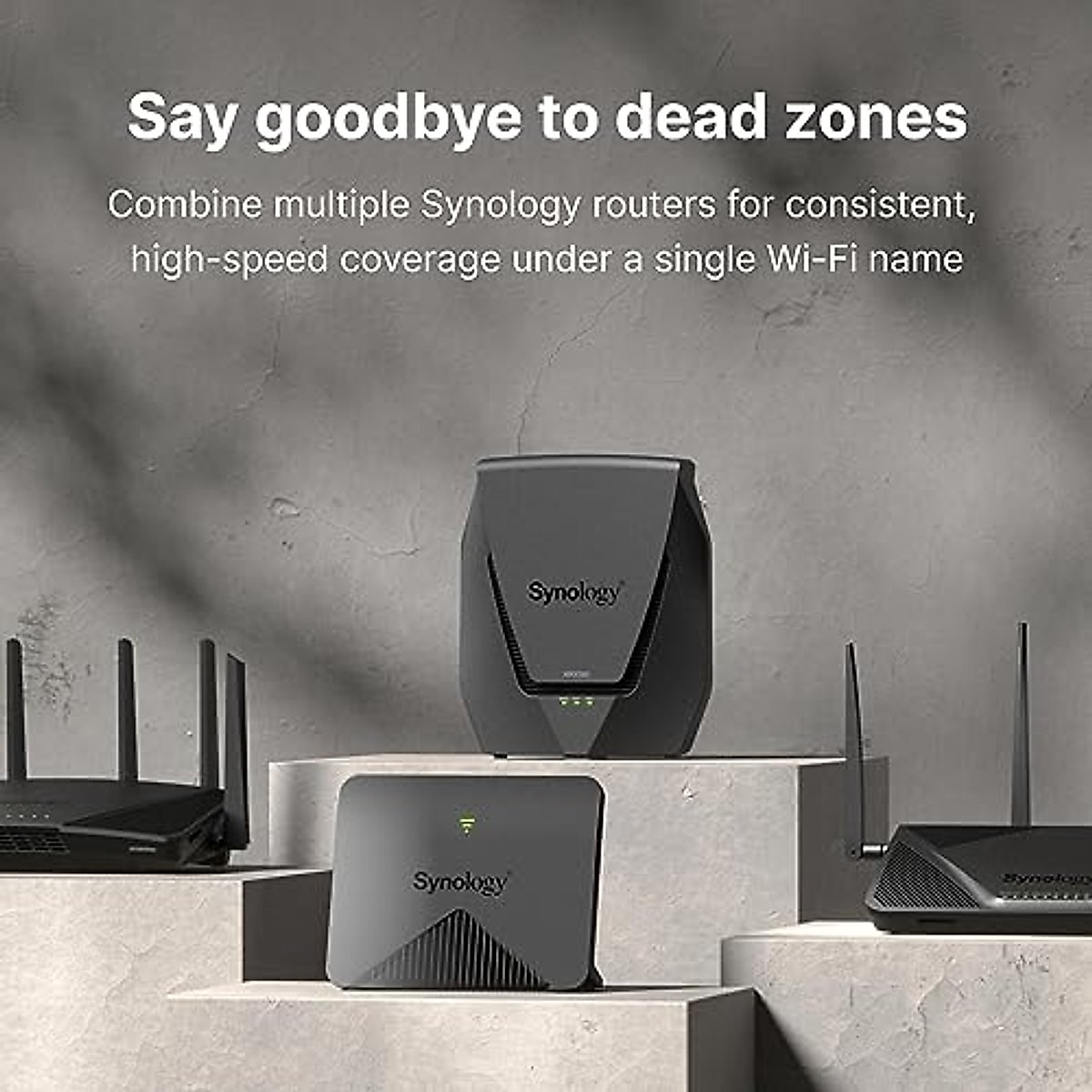 Synology WRX560 - Dual-Band Wi-Fi 6 Router, 2.5Gbps Ethernet, VLAN segmentation, Multiple SSIDs, parental controls, Threat Prevention, VPN (US Version)
