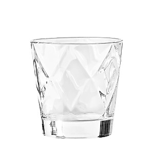 Barski - European Glass - Double Old Fashioned Tumbler Glasses - Uniquely Designed - Set of 6-12 oz. - Made in Europe