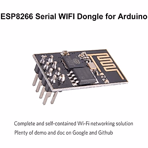 HiLetgo 3pcs ESP8266 ESP-01 Serial WiFi Wireless Transceiver Wireless Module Development Board LWIP AP+STA Compatible with Arduino