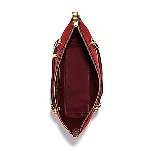 COACH Women's Kacey Satchel Crossbody, Red Apple Multi