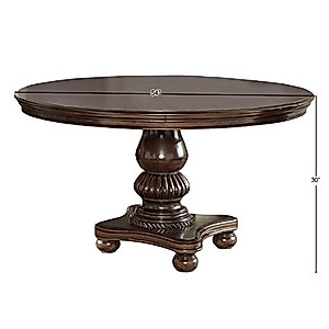 Homelegance Lordsburg 54" Round Dining Table, Cherry