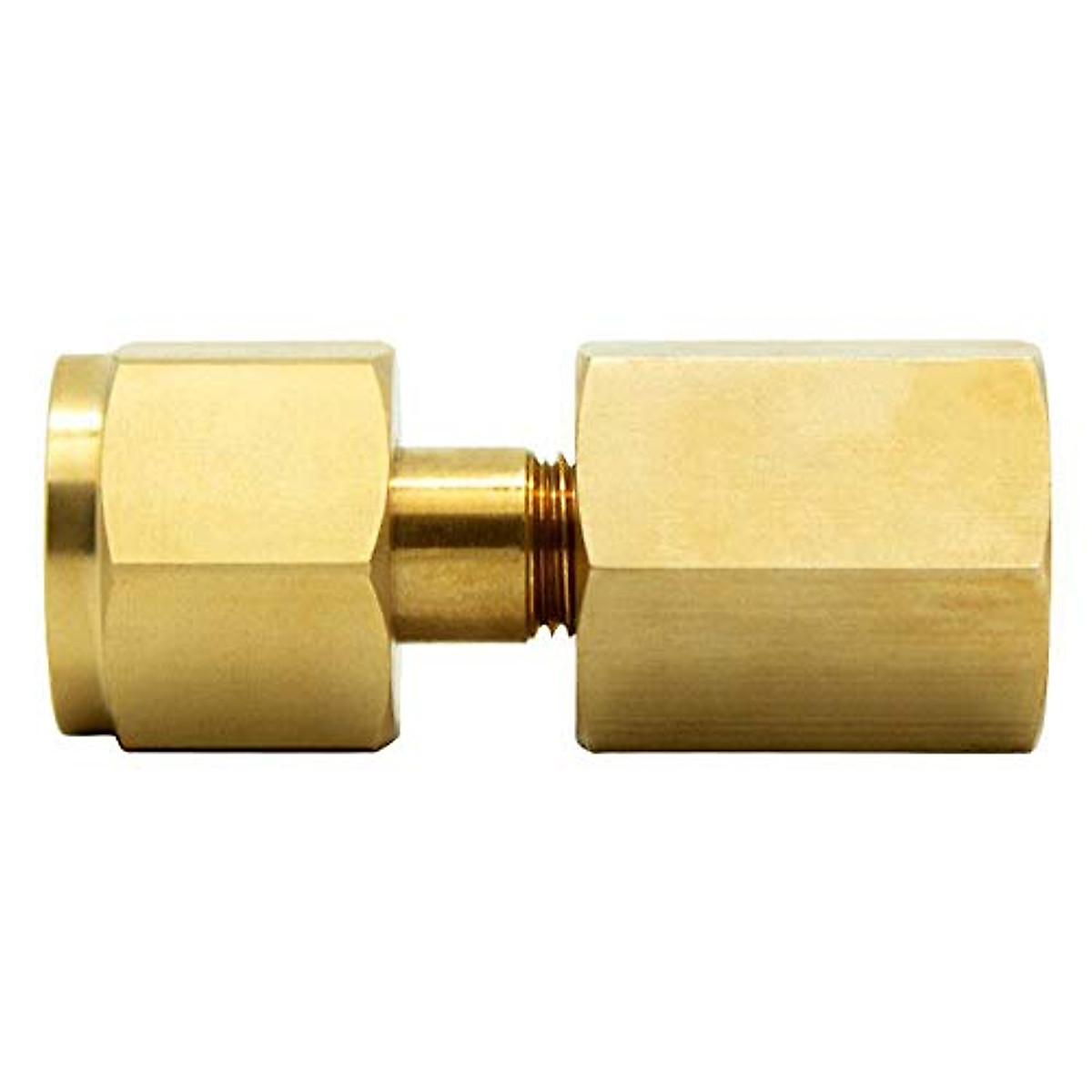 Gurlleu Universal CGA580 to CGA320 CO2 Cylinder Inlet Adapter Carbon Dioxide Tank to Argon Flowmeter Regulator Fittings (Female Thread)