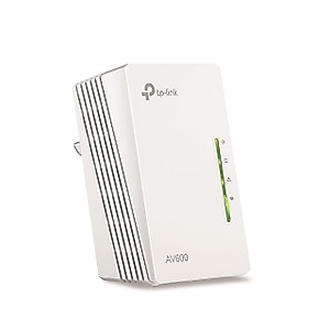 TP-Link Powerline WiFi Extender - Add-on Single Adapter, Ethernet over Powerline, Plug & Play, Compatible with all TP-Link powerline adapters with different speed, AV600 with N300 WiFi(TL-WPA4220)