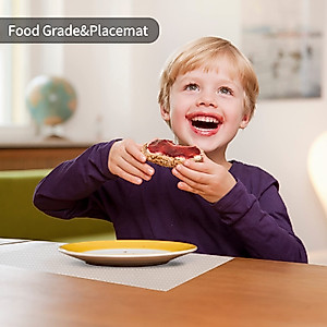 PABUSIOR Refrigerator Liners Mats Washable, 8PCS EVA Transparent 11.8"x17.7" Fridge Shelf Liner, Easy to Cut, Waterproof, Reusable Refrigerator Pads for Fruit, Vegetable Drawers, (Clear Placemat)