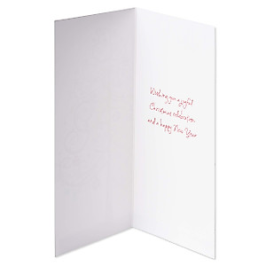 Papyrus Boxed Christmas Cards with Envelopes, Joyful Christmas Celebration, Tree (16-Count)