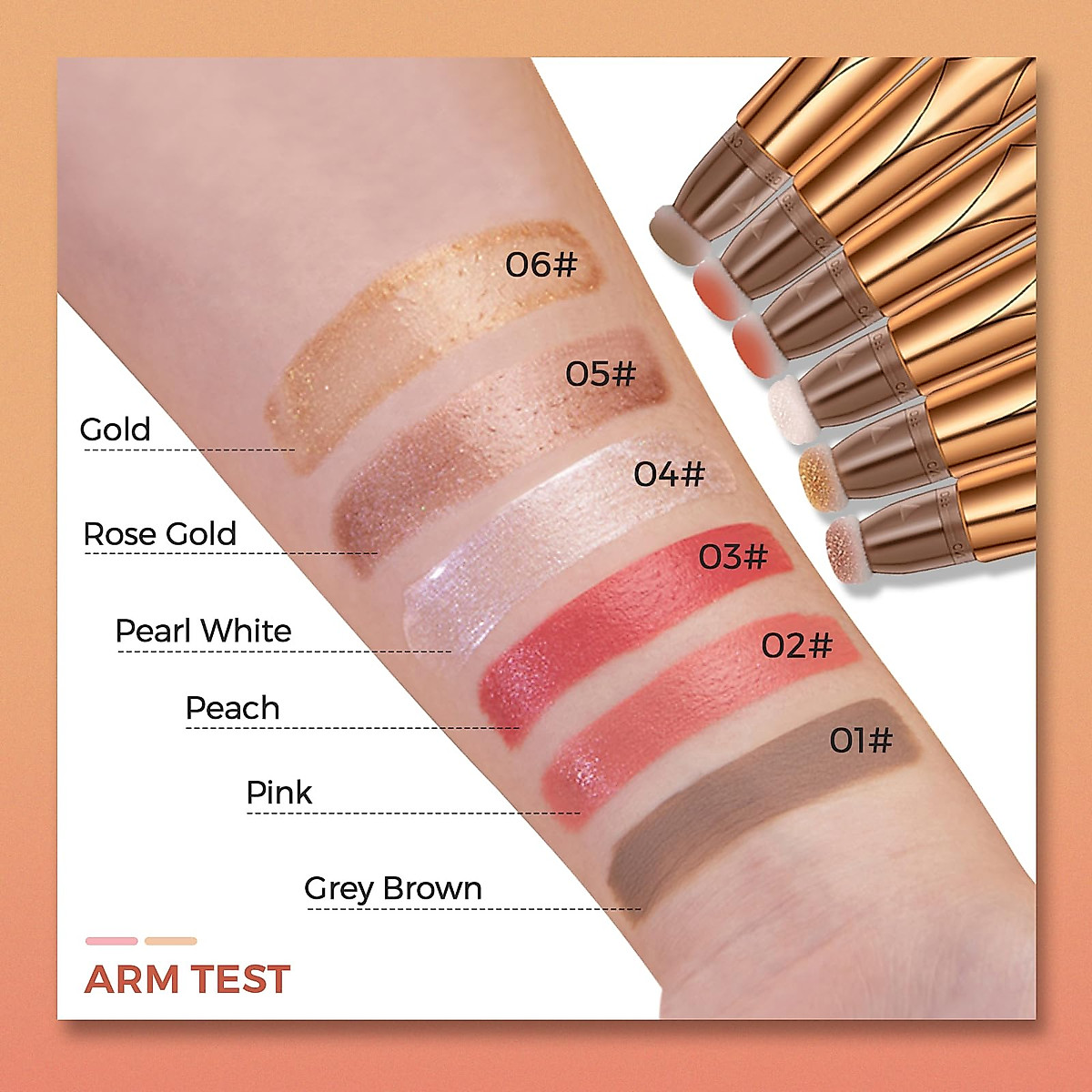 Ofanyia Contour Beauty Wand, Liquid Face Concealer Contour Stick with Cushion Applicator, High Coverage Matte Creamy Contour, Silky Smooth Lightweight Blendable Contour Beauty Wand