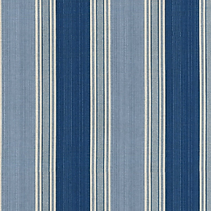 Waverly - Premium Printed Cotton Fabric by The Yard, Striped Design, DIY, Craft, Project, Sewing, Designer Upholstery and Home Decor, 54" Wide (Spotswood Collection, Porcelain)