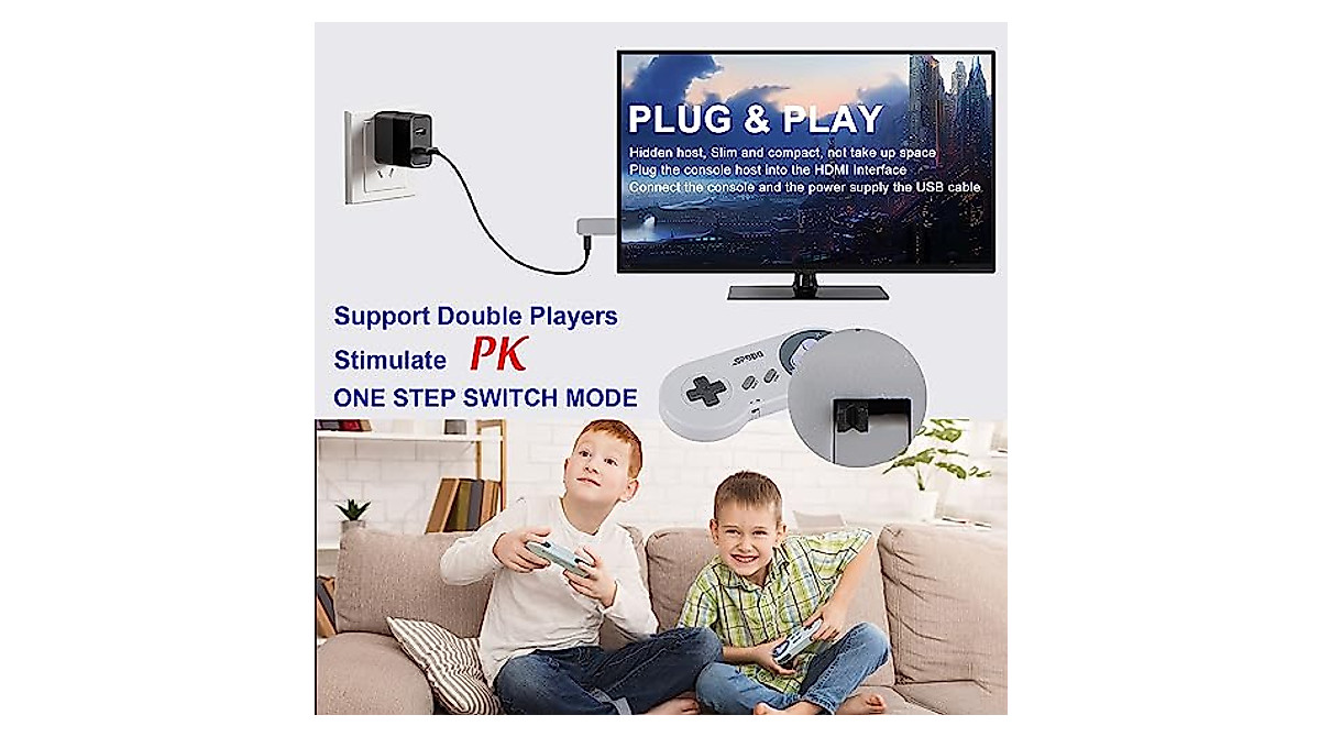 SF900 Wireless Retro Game Console - 2000 Games Included