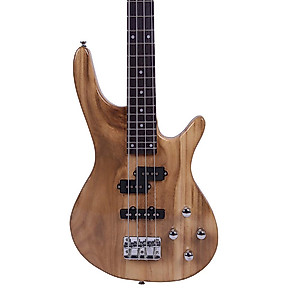 Exquisite Stylish IB Bass Guitar with Power Line and Wrench Tool (Burlywood)