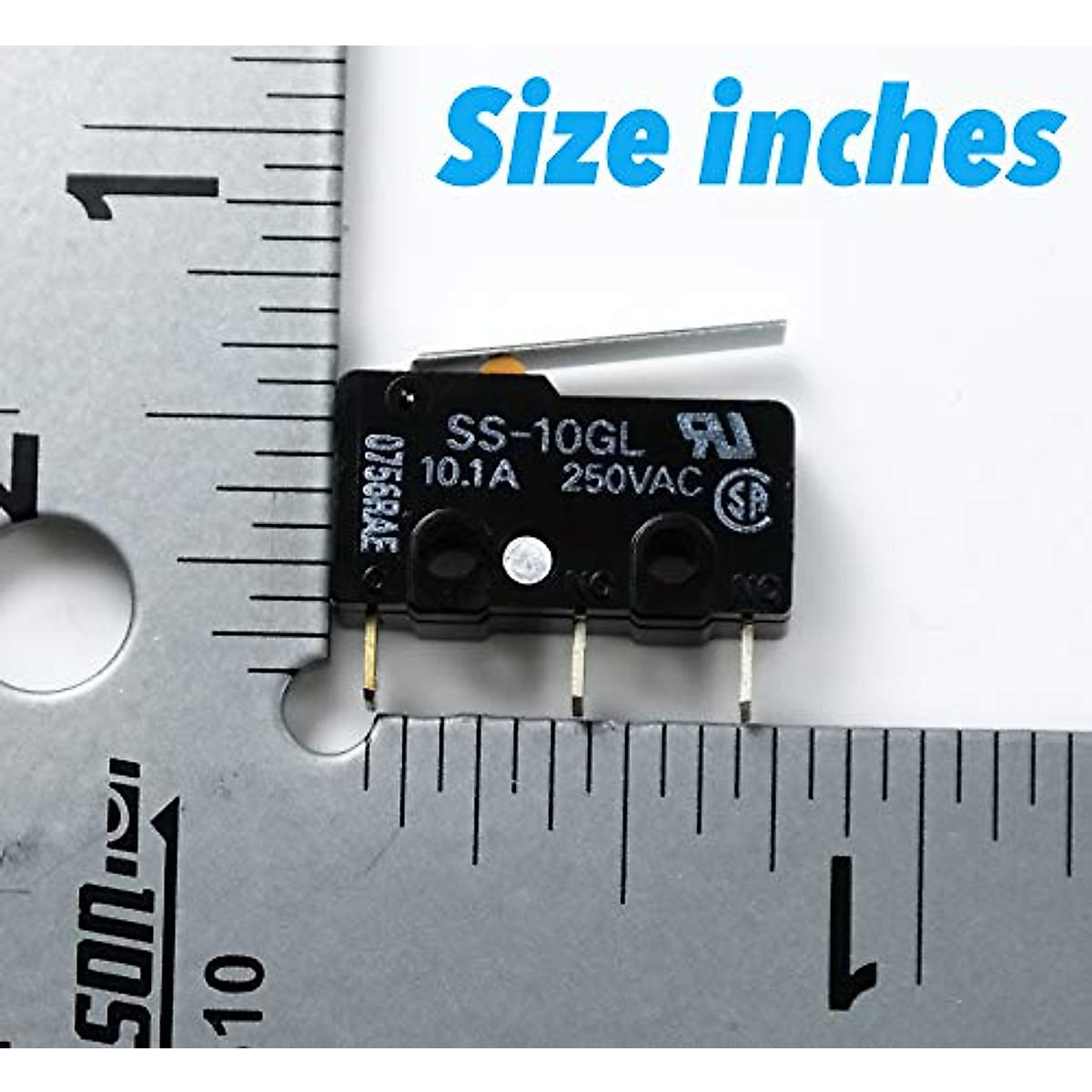 OMRON ELECTRONIC COMPONENTS SS-10GL MICRO SWITCH, HINGE LEVER, SPDT 10A 250V (1 piece)