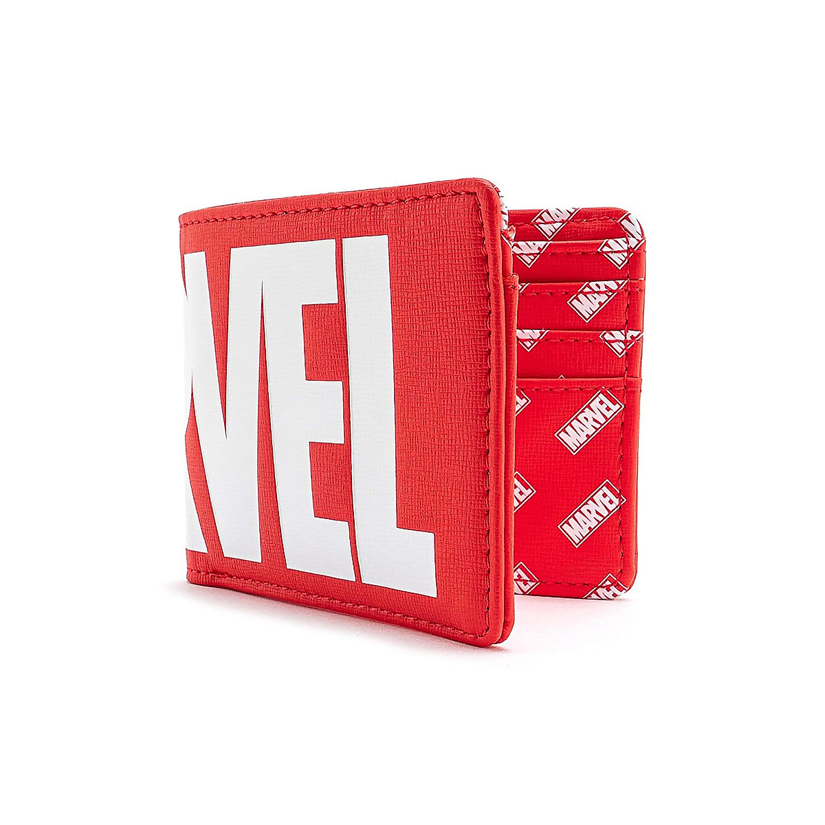 Loungefly Marvel Logo Red Bi-Fold Wallet Standard