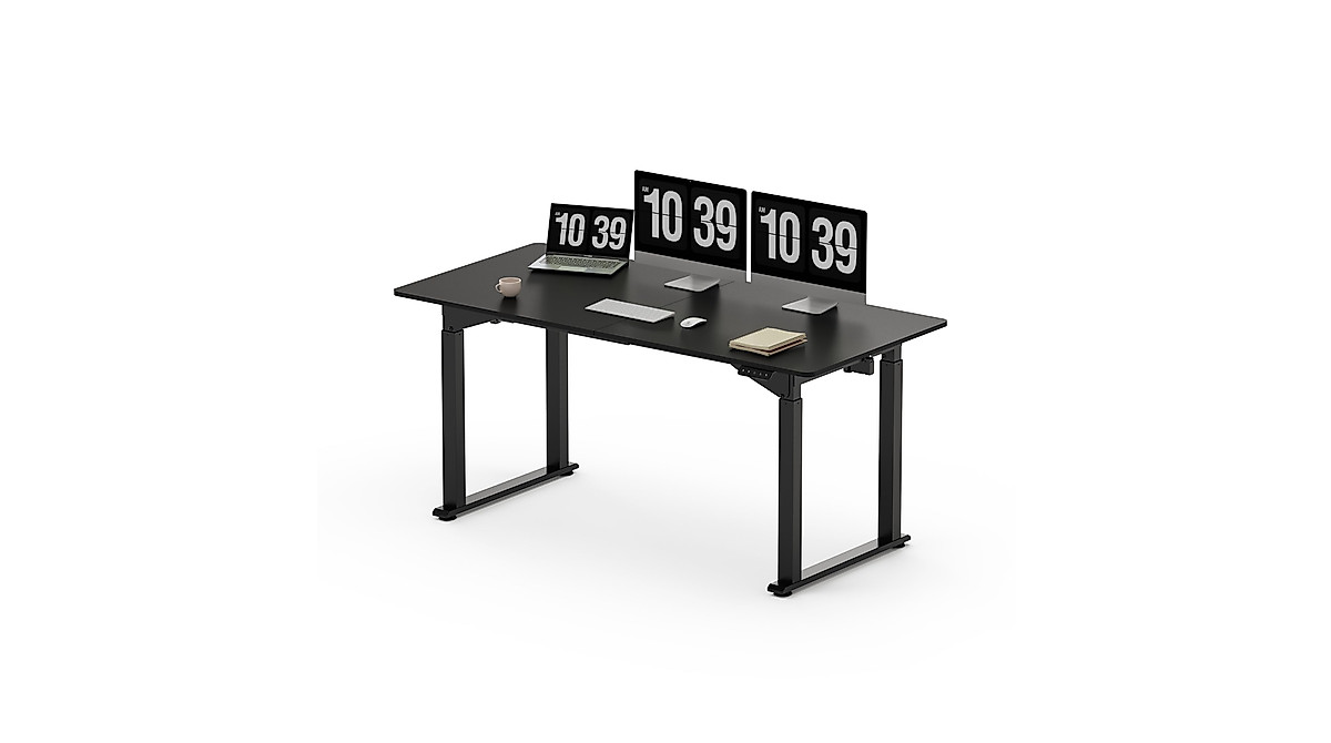 SANODESK Electric Standing Desk - Dual Motor 4-Leg Lift