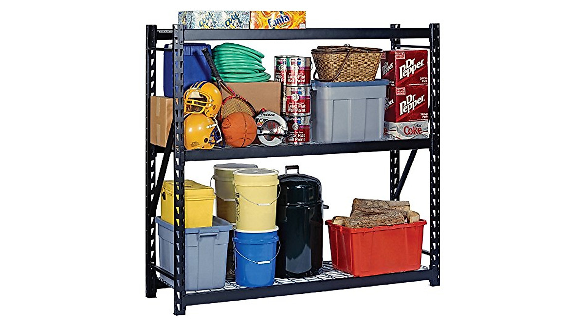 Edsal Heavy-Duty Steel Storage Rack - 2000 lb Capacity