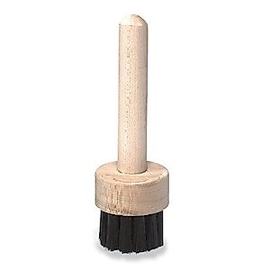 W.S. Tyler 8577 Round Sieve Brush for 120 Mesh Sieves and Finer, Nylon Bristles