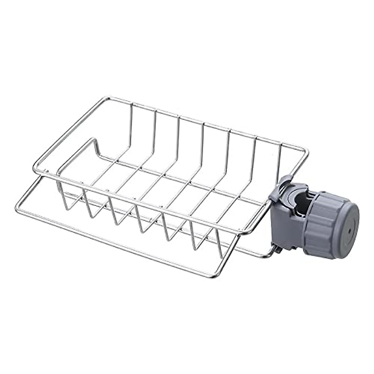 SeroNi Stainless Steel Tap Shelf for Sponges, Wipes and Sink Accessories Large