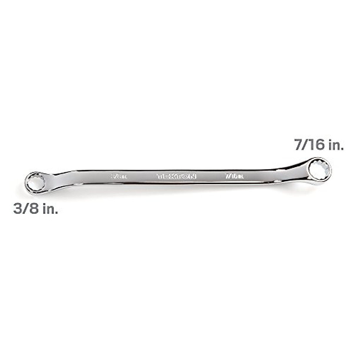 TEKTON 3/8 x 7/16 Inch 45-Degree Offset Box End Wrench | WBE23310