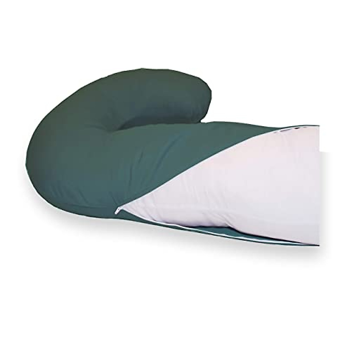 New Microfiber Zippered Replacement Maternity Body Pillow Cover (Green)