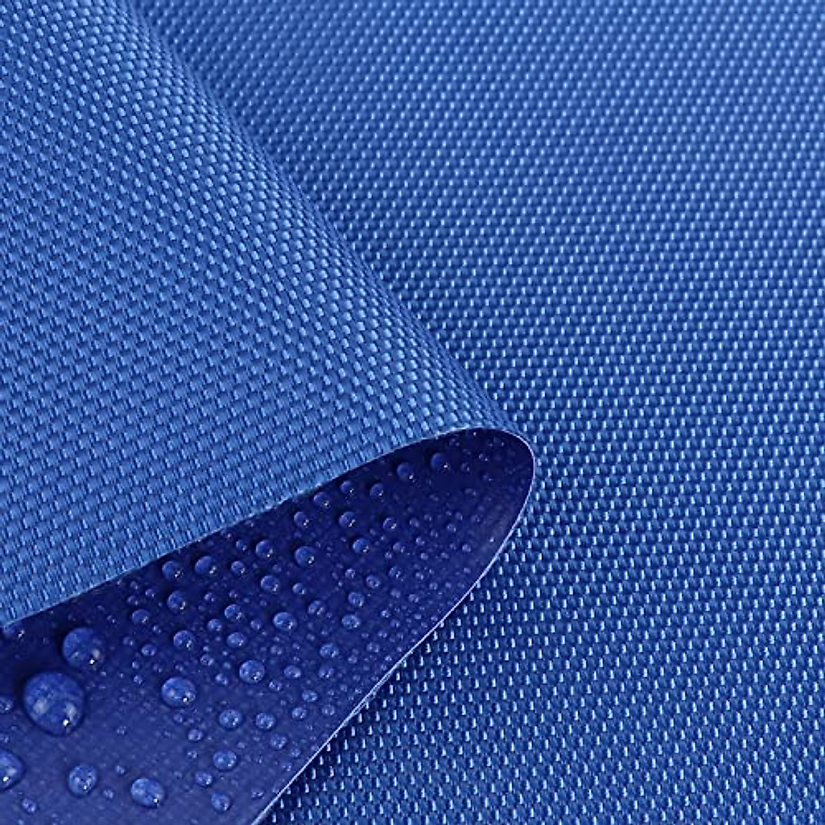 Shiny Waterproof Canvas Fabric for Outdoor/Indoor Project,1680 Denier Smooth Canvas Cordura Fabric Apply to Craft,DIY,Bag and Case,Home Decor, Sunbrella,Awning,60"Wide,Sold by The Yard (Blue)