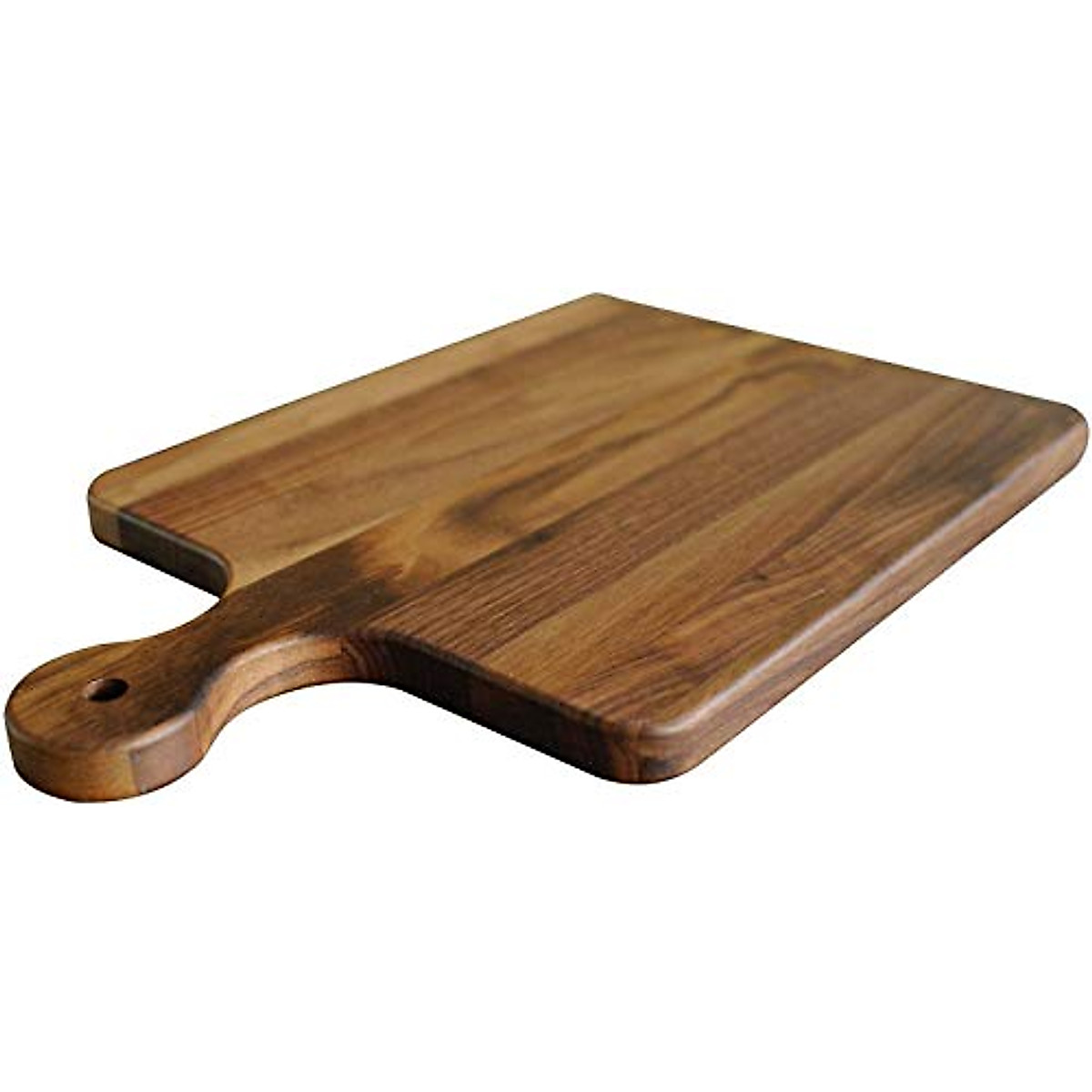 Made in USA Walnut Cutting Board by Virginia Boys Kitchens - Butcher Block made from Sustainable Hardwood (Handle - 10x16)
