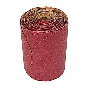 3M Stikit Red Abrasive Sanding Discs, 01112, No Hole, 6 in, 180+ Grade, Pack of 100 Discs, for Auto Sanding, Primer Sanding, E-Coat Sanding