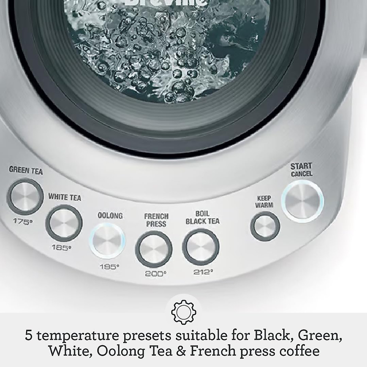 Breville IQ Electric Kettle, Brushed Stainless Steel, BKE820XL