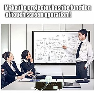 Interactive Whiteboard Smart Teaching Whiteboard,Long Foucs Written and Drawn,Mini Portable Projector Screen for Home,Office, Classrooms, Meeting and Presentation,Only for Windows