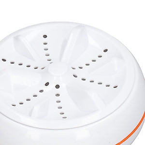 Ultrasonic Turbine Washing Machine, 50 Seconds Reverse Clean Circle High Strength Torque Pulsator Mini Ultrasonic Washer for Home, Business, Travel, College Room, RV, Apartment