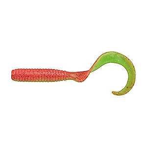 Berkley Gulp! Grub Fishing Soft Bait , Nuclear Chicken, 8"