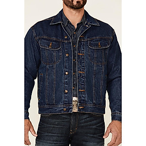 Wrangler Men's Big & Tall Unlined Denim Jacket,Antique Indigo,3XL