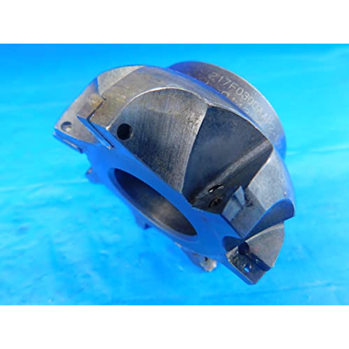 Lovejoy About 3 1/8 O.D. FACE Mill 217F0300AAP2 1" Pilot 3/8 Key Holds 7 Inserts - AR6964AM2