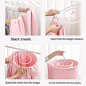 NC Air Quilt Tools Snail Clothes Hanger Home Balcony Round Creative Trending Rotating Coat Hanger Spiral Drying Rack