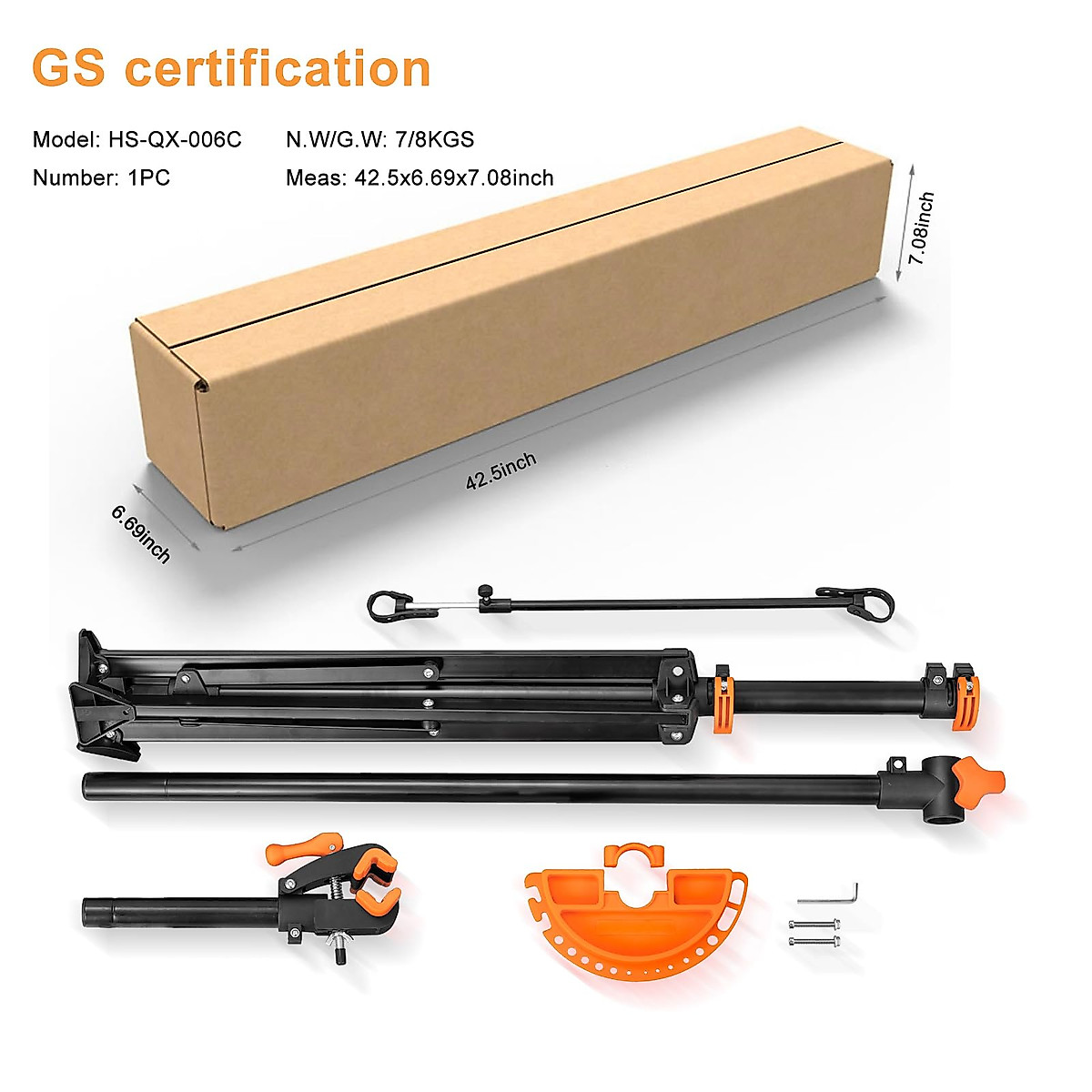 teraysun Bike Repair Stand (Max 66lbs) - Foldable Bike Workstand with Tool Tray , Shop Home Mechanics for Mountain Bicycle and Road Bike