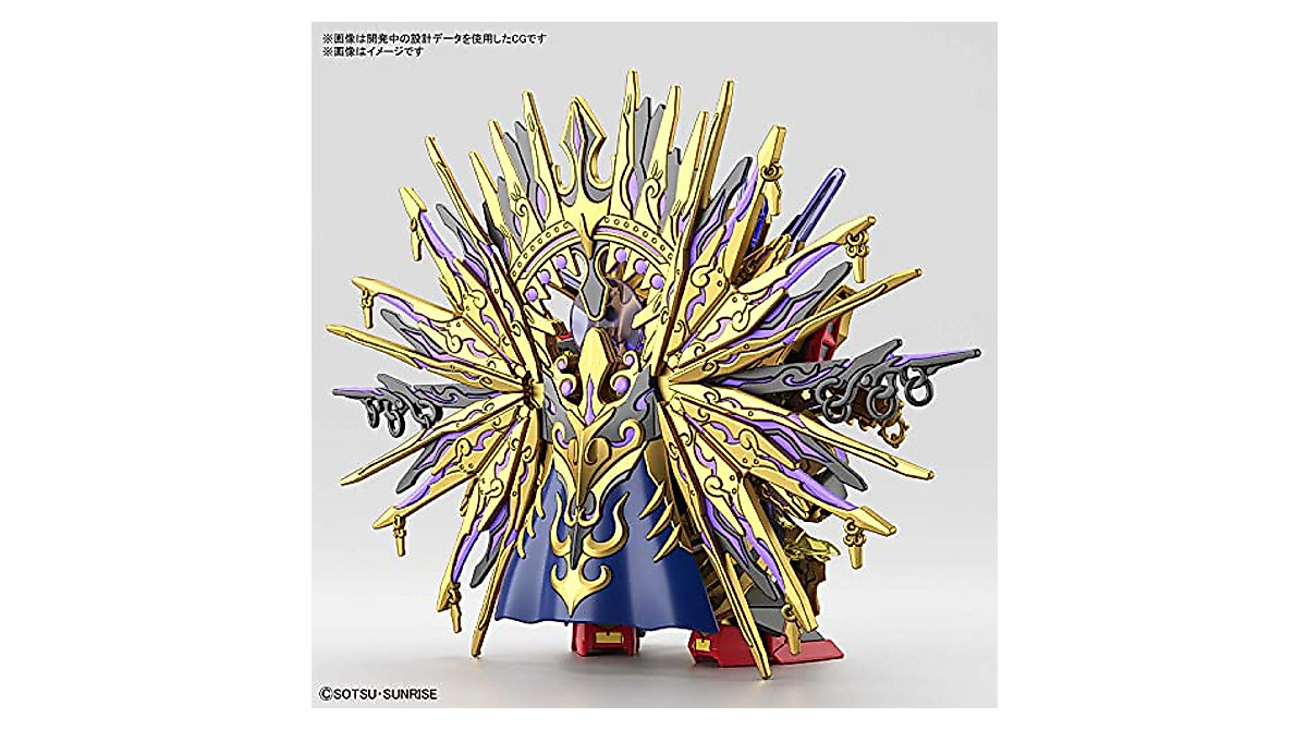 SDW HEROES Strike Freedom Gundam Model Kit | Colorful & Detailed
