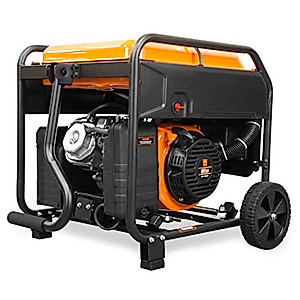 WEN GN625i 120V/240V, CARB Compliant 6250-Watt RV and Transfer-Switch-Ready Open Frame Inverter Generator, Black