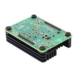 Geekworm 12mm Thickness Aluminum Alloy Heatsink (C235) Support 30mm Cooling Fan Compatible with Raspberry Pi Compute Module 4 CM4 Motherboard