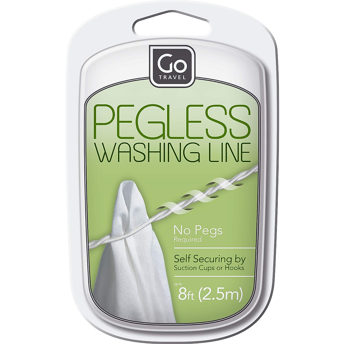 Design Go Go Travel Clothes Line, White, One Size