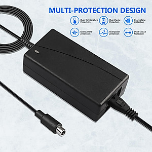 BXIZXD 42V Power Adapter for Bird & Lime Scooter Charger for Xiaomi M365, Lime-S, Skip, Spin, Ninebot ES2 ES4 E22 E25 Electric Scooter for 36V Li-ion Battery