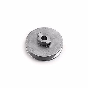Terre Products - V-Groove/V-Belt Drive Pulley, 3.5'' Outside Diameter, 1/2" Bore, Die Cast, Z3A Zinc Alloy, Compatible Replacement for Chicago Die Cast 350A