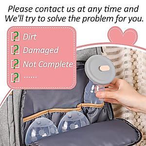 Haakaa 4oz/100ml Manual Breast Pump with Leakproof Silicone Lid and 2 * 2.5oz/75ml Wearable Ladybug Breast Milk Collector Combo New Breastfeeding Gift