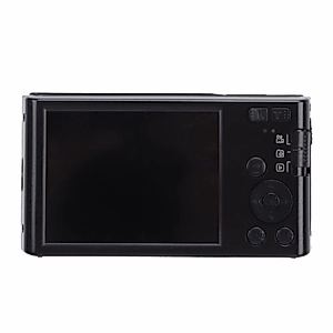 16X Digital Zoom Camera, Portable 2.8 Inch Screen 44MP 4K HD (Black)