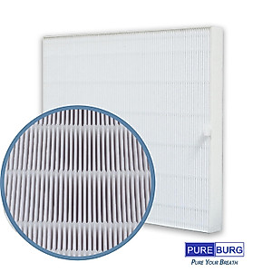 PUREBURG Replacement Filter Set Compatible with Coway AP-1512HH AP-1518 & AIRMEGA 200M Mighty Air Purifiers,H13 HEPA + 2 x Activated Carbon Pre-Filter Air Clean VOCs Odor