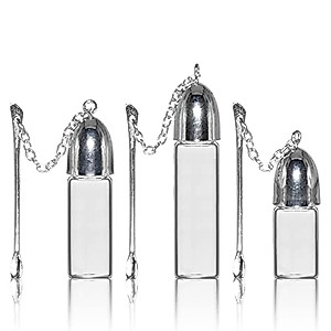 3-Piece Set Portable Storage Bottle, Transparent Glass Bottle, Portable Seasoning Bottle/Spice Bottle, Transparent Color