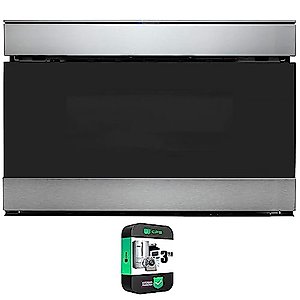 Sharp 24" 1.2 cu.ft. 950W Smart Microwave Drawer, SMD2489ES + Extended Protection Pack