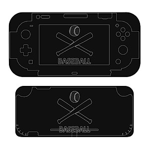 Baseball Stickers Protective Film Sticker Personalized Full Wrap Sticker Compatible with Nintendo Switch