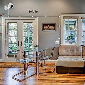 30ft/9m Power Extension Cable for WyzeCam/WyzeCam V3/ WyzeCam Pan/Wyze Cam Pan V2/ KasaCam/NestCam Indoor/Yi Cam,USB to Micro USB Charging and Data Sync Cord （Camera not Included）