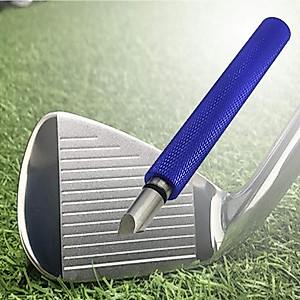 VINIKI Golf Club Groove Sharpener Tool Golf Club Grooving Sharpening Cleaner Cleans with Removed Sediment in The Groove (Blue)